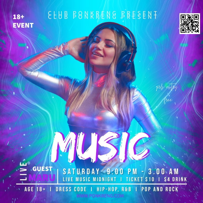Music Event Ads Template | PosterMyWall