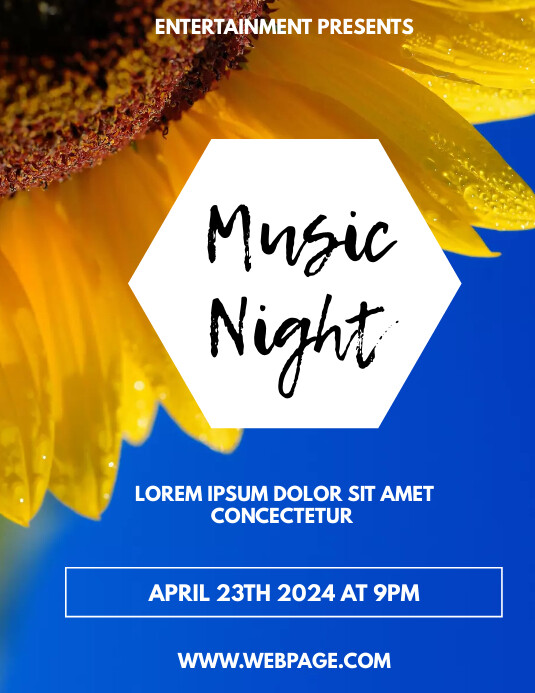 Music Event Concert Flyer Design Template | PosterMyWall