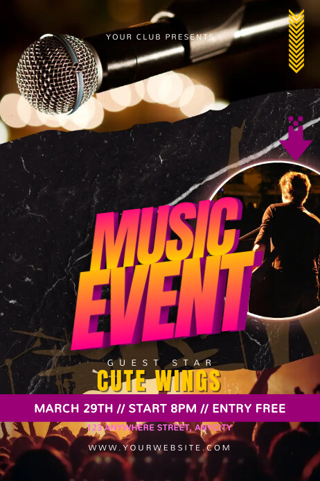 Plantilla de Music Event | PosterMyWall