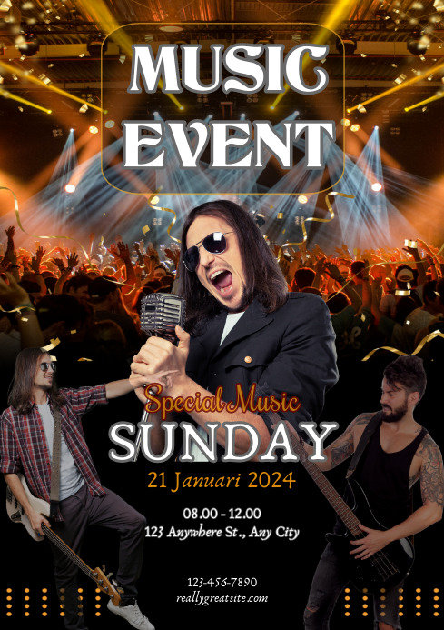 Music Event Template | PosterMyWall