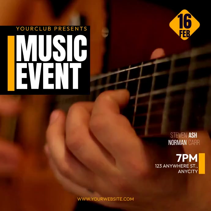 Music Event Template | PosterMyWall