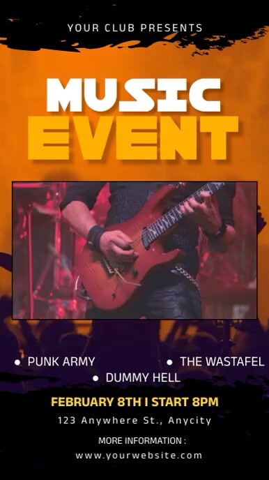 Music Event Template | PosterMyWall