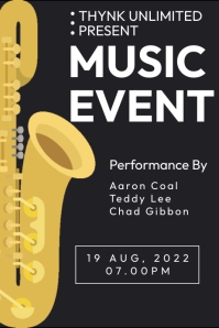 artist music event Template | PosterMyWall
