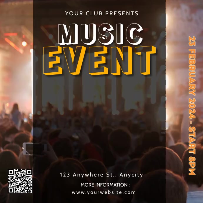 Music Event Template | PosterMyWall