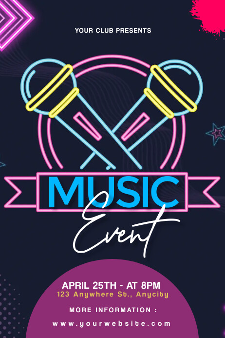 Music Event Template | PosterMyWall
