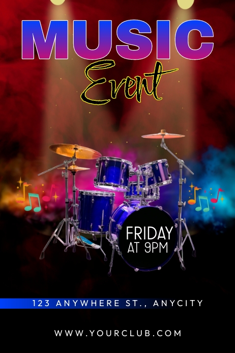 Music Event Template | PosterMyWall
