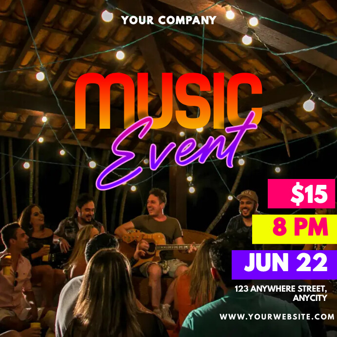 Copy of Music Event | PosterMyWall
