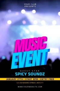 Music Event Template | PosterMyWall