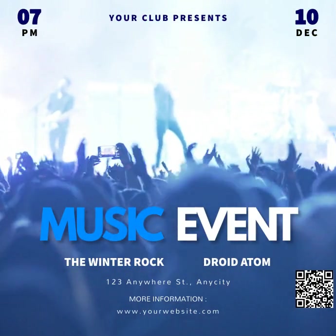 Music Event Template | PosterMyWall