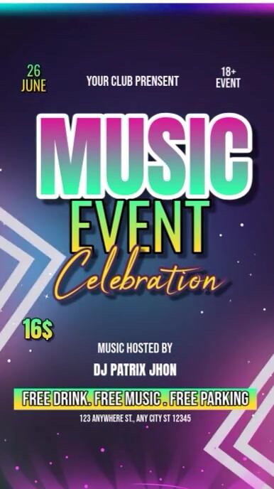 Copy of music event | PosterMyWall