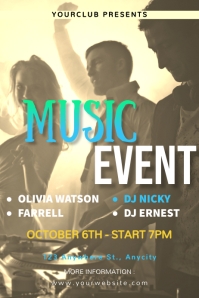 music event Template | PosterMyWall