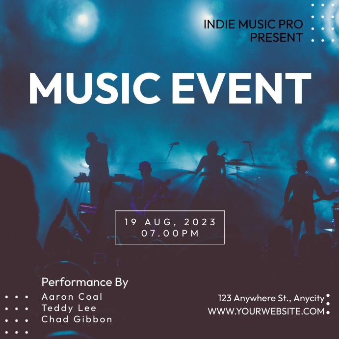 Modèle Music Event | PosterMyWall