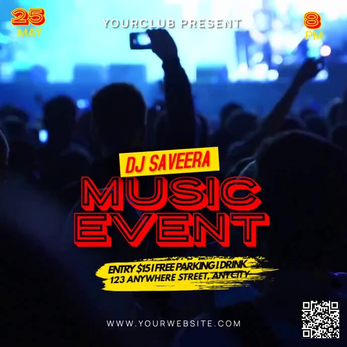 Music Event Template | PosterMyWall