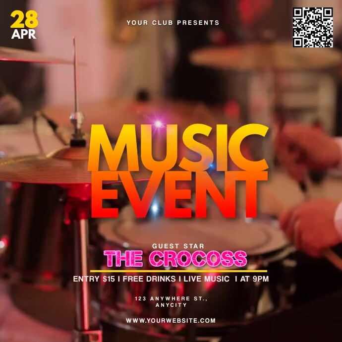 Music Event Template | PosterMyWall