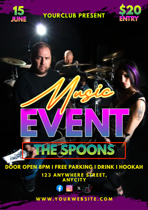 Music Event Template | PosterMyWall