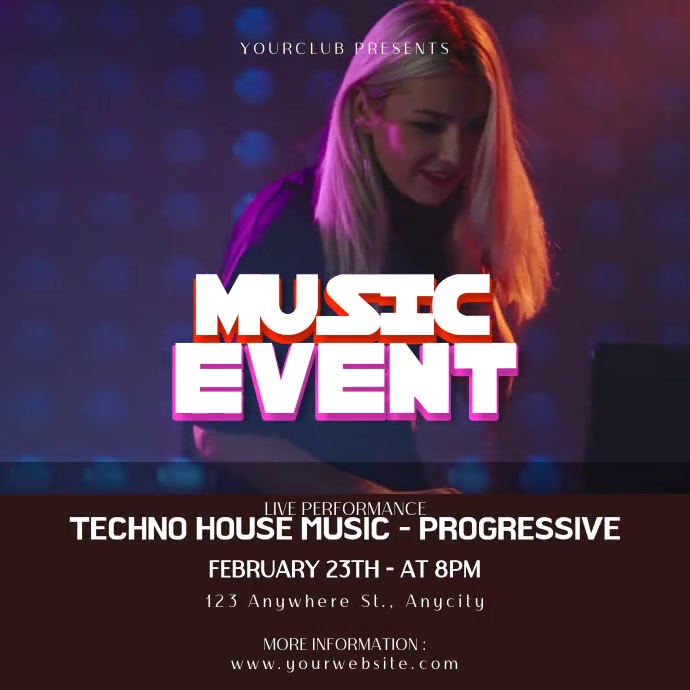 Music Event Template | PosterMyWall