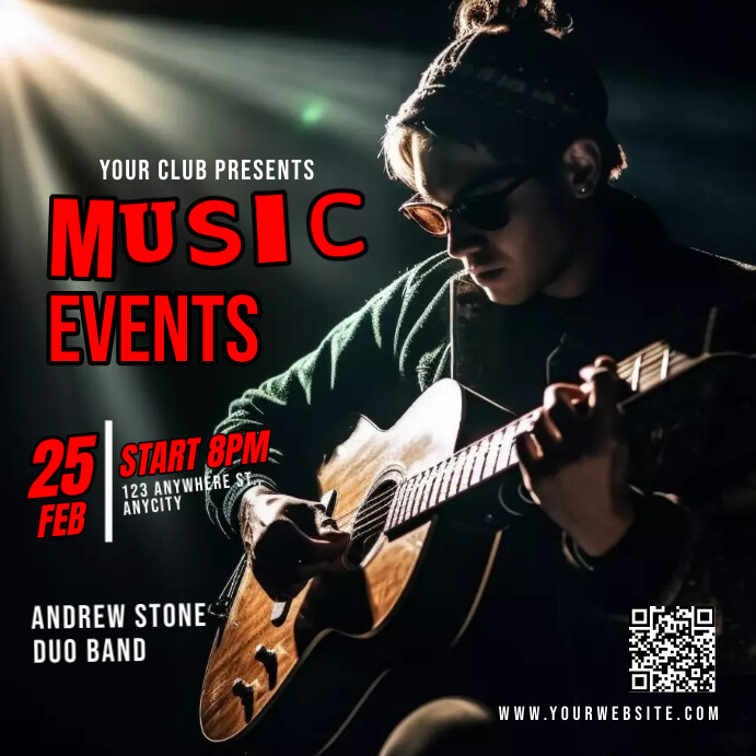 Music Event Template | PosterMyWall