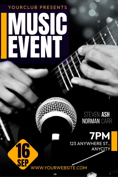 Music Event Template | PosterMyWall