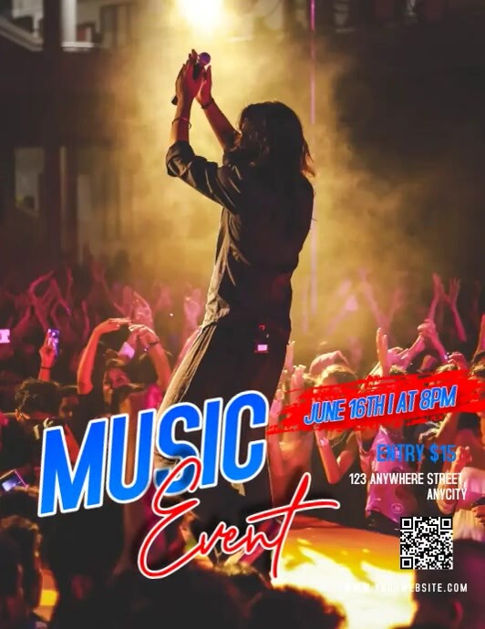 Music Event Template | PosterMyWall