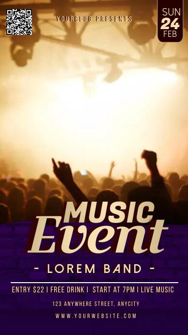 Music Event Template | PosterMyWall