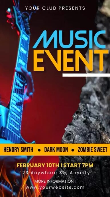 Music Event Template | PosterMyWall