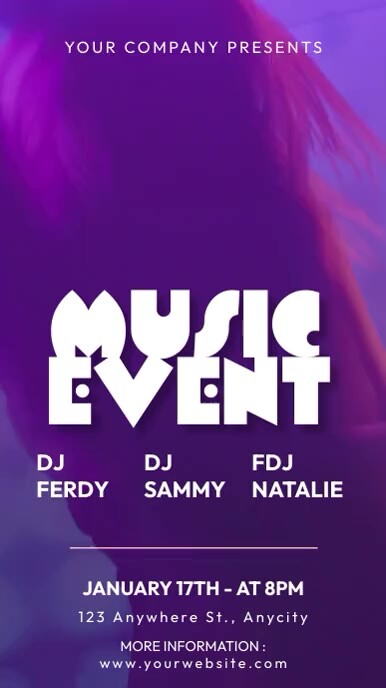 Music Event Template | PosterMyWall