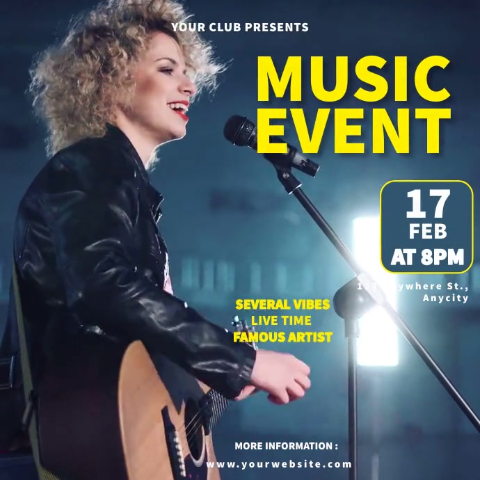 Music Event Template | PosterMyWall