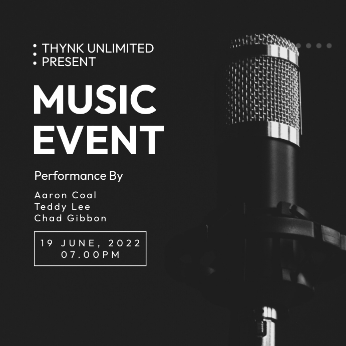 Music Event Template | PosterMyWall