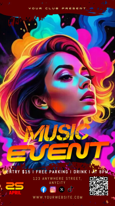 Music Event Template | PosterMyWall