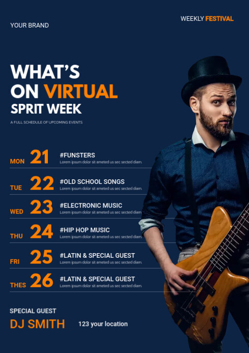 Music Event Flyer Template | PosterMyWall