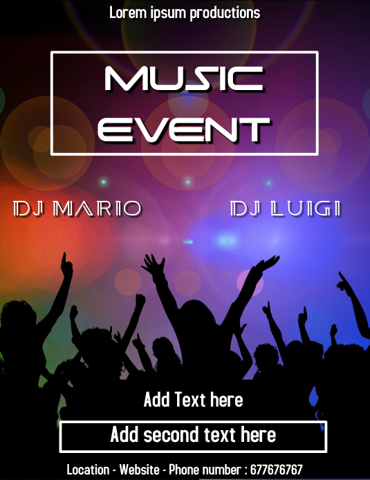Music event Flyer Template | PosterMyWall