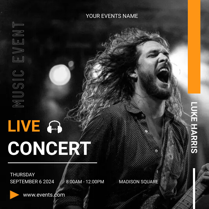music event flyer Template | PosterMyWall