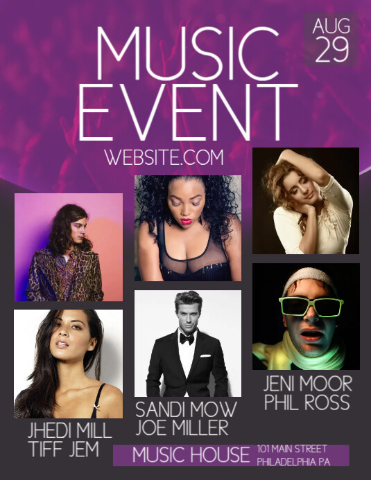 Music Event Template | PosterMyWall