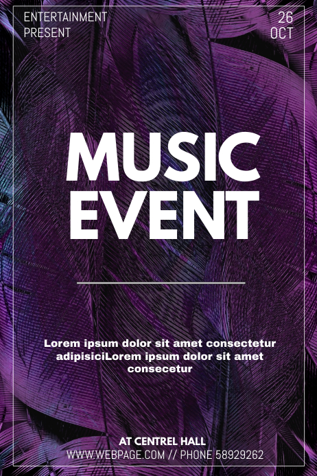Music event flyer template | PosterMyWall