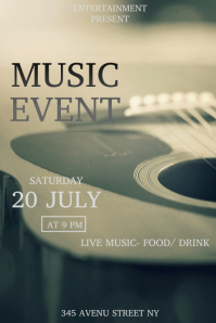 Music event flyer template | PosterMyWall
