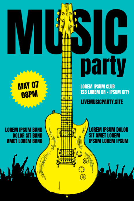 MUSIC EVENT POSTER Template | PosterMyWall