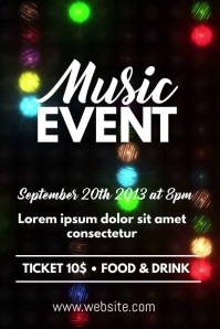 Music Event Poster Template | PosterMyWall