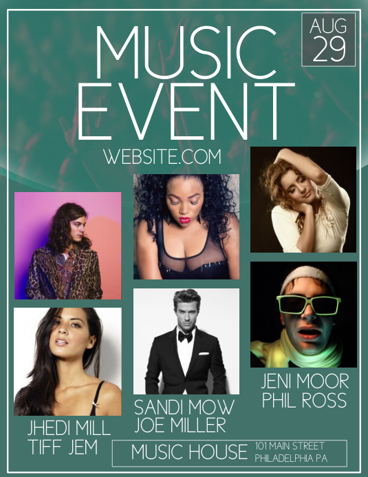 Music Event Template | PosterMyWall