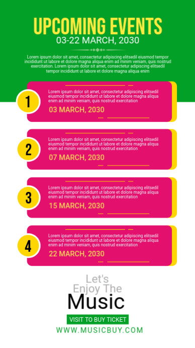 Music Event Template | PosterMyWall