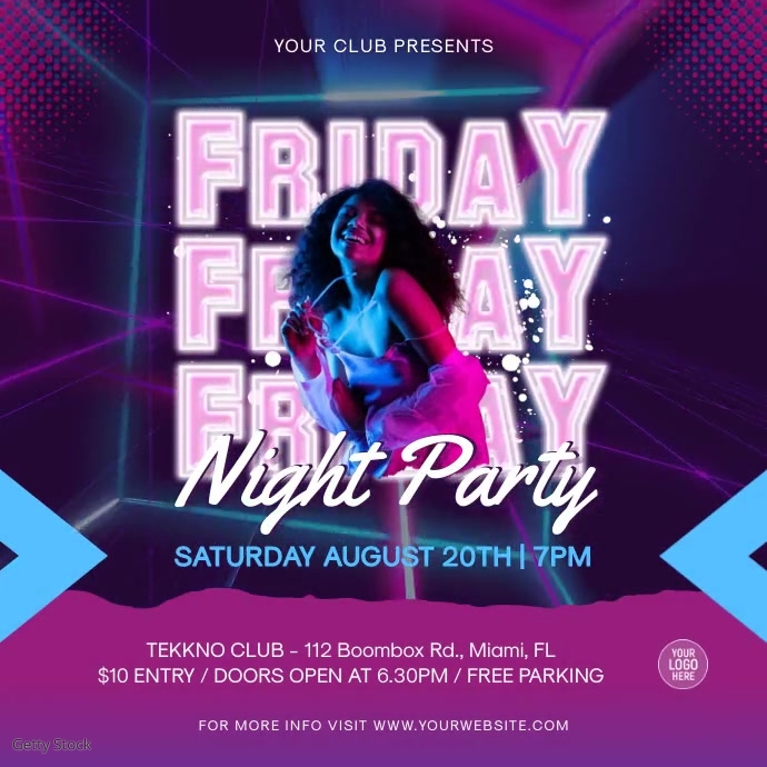 Music Event Video Ad Template | PosterMyWall