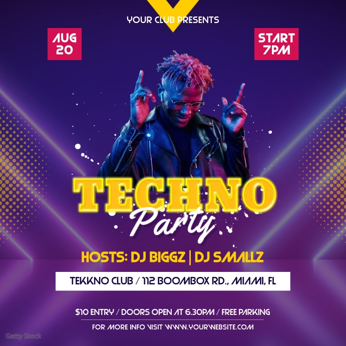 Music Event Video Ad Template | PosterMyWall