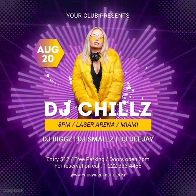 Music Event Video Template | PosterMyWall