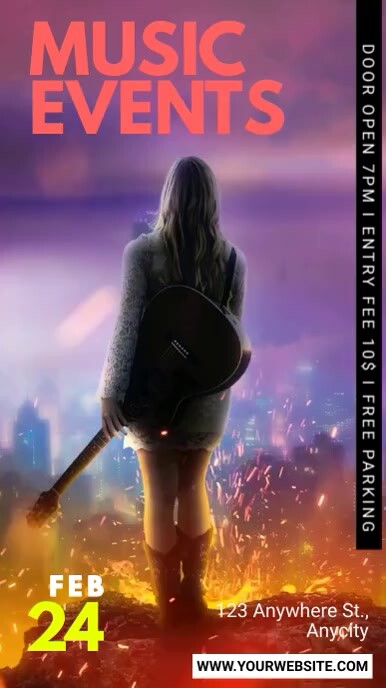 Music Events Template | PosterMyWall