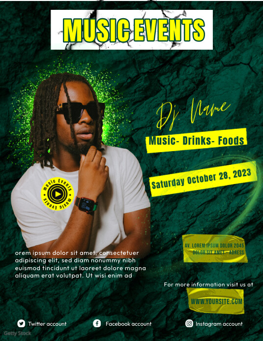 Music Events Flyer Template | PosterMyWall