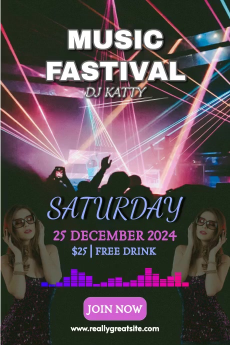 Plantilla de Music Fastival | PosterMyWall