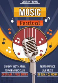 MUSIC FEST Template | PosterMyWall
