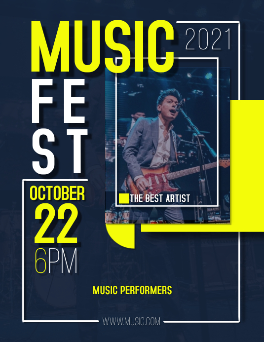 MUSIC FEST Template | PosterMyWall