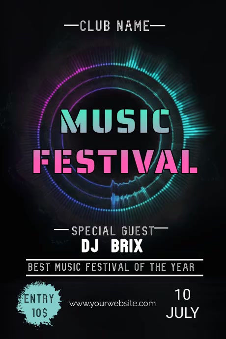 Music Fest Template | PosterMyWall