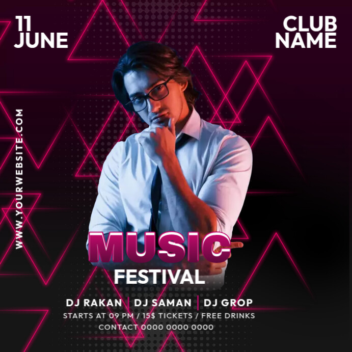 Music Festival Ads Template | PosterMyWall