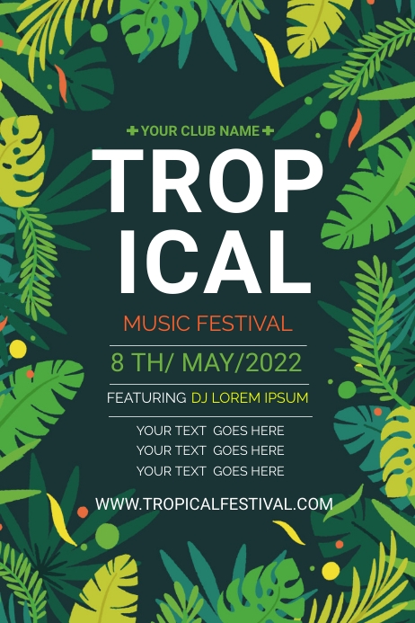 MUSIC FESTIVAL BANNER TEMPLATE | PosterMyWall